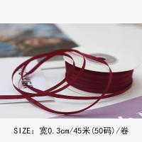 China 3mm Double-Face Polyester Satin Ribbon - 50 Yard Roll with High-Density Construction for Gift Wrapping and Decorations for sale