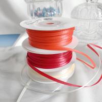 China 3mm Double-Face Polyester Satin Ribbon - 50 Yard Roll with High-Density Construction for Gift Wrapping and Decorations for sale