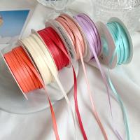 China 3mm Double-Face Polyester Satin Ribbon - 50 Yard Roll with High-Density Construction for Gift Wrapping and Decorations for sale