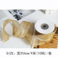 China Polyester 38mm Organza Ribbon Eco Friendly Pale Pink Organza Ribbon for sale