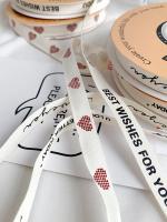 China 13mm Printed Cotton Ribbon 30 Yards for DIY Crafts and Gift Packaging - ISO Certified for sale