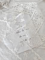 China 65mm Polyester Lace Ribbon for Wedding Decoration and Gift Packing for sale