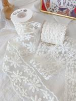 China 65mm Polyester Lace Ribbon for Wedding Decoration and Gift Packing for sale