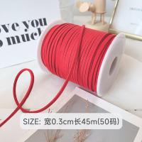 China 3mm Double-Faced Velvet Ribbon 100 Yards - ISO9001 Certified Suede Leather Edge Ribbon for Crafts and Gift Wrapping for sale