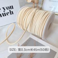 China 3mm Double-Faced Velvet Ribbon 100 Yards - ISO9001 Certified Suede Leather Edge Ribbon for Crafts and Gift Wrapping for sale