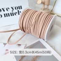 China 3mm Double-Faced Velvet Ribbon 100 Yards - ISO9001 Certified Suede Leather Edge Ribbon for Crafts and Gift Wrapping for sale