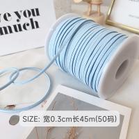 China 3mm Double-Faced Velvet Ribbon 100 Yards - ISO9001 Certified Suede Leather Edge Ribbon for Crafts and Gift Wrapping for sale