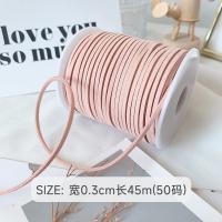 China 3mm Double-Faced Velvet Ribbon 100 Yards - ISO9001 Certified Suede Leather Edge Ribbon for Crafts and Gift Wrapping for sale