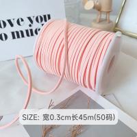 China 3mm Double-Faced Velvet Ribbon 100 Yards - ISO9001 Certified Suede Leather Edge Ribbon for Crafts and Gift Wrapping for sale