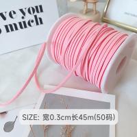 China 3mm Double-Faced Velvet Ribbon 100 Yards - ISO9001 Certified Suede Leather Edge Ribbon for Crafts and Gift Wrapping for sale