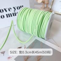 China 3mm Double-Faced Velvet Ribbon 100 Yards - ISO9001 Certified Suede Leather Edge Ribbon for Crafts and Gift Wrapping for sale