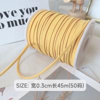 China 3mm Double-Faced Velvet Ribbon 100 Yards - ISO9001 Certified Suede Leather Edge Ribbon for Crafts and Gift Wrapping for sale