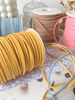 China 3mm Double-Faced Velvet Ribbon 100 Yards - ISO9001 Certified Suede Leather Edge Ribbon for Crafts and Gift Wrapping for sale