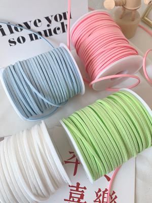 China 3mm Double-Faced Velvet Ribbon 100 Yards - ISO9001 Certified Suede Leather Edge Ribbon for Crafts and Gift Wrapping for sale