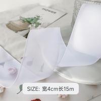 China High Density Polyester Organza Ribbon 40mm For Luxury Gift Packing for sale