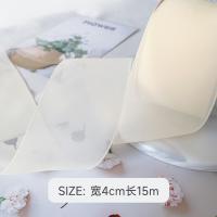 China High Density Polyester Organza Ribbon 40mm For Luxury Gift Packing for sale