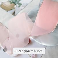 China High Density Polyester Organza Ribbon 40mm For Luxury Gift Packing for sale