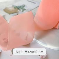 China High Density Polyester Organza Ribbon 40mm For Luxury Gift Packing for sale