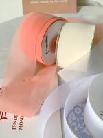 China High Density Polyester Organza Ribbon 40mm For Luxury Gift Packing for sale