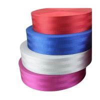 China UHMWPE Seatbelt Webbing 1.0mm Thick 2 Inch Width UV Resistant Polyester Nylon Safety Material for sale