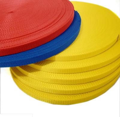 China Blue UV Resistant Polypropylene Webbing 1.0mm Thick 2 Inch Width for Outdoor Gear Reinforcement for sale