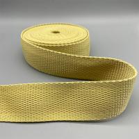 China 25mm x 1.0mm Anti-Fire Kevlar Webbing with 1000°C Heat Resistance - EN 469 NFPA 1971 NFPA 2112 Certified for sale
