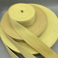 China 25mm x 1.0mm Anti-Fire Kevlar Webbing with 1000°C Heat Resistance - EN 469 NFPA 1971 NFPA 2112 Certified for sale