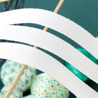 China GreatRibbon FSC Certified Paper Ribbon 10mm-50mm Width 25 Yards Eco-Friendly Gift Wrapping for sale