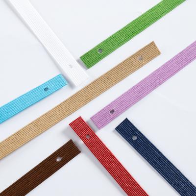 China 37cm FSC Certified Degradable Paper Ribbon Handle - 1 Inch Width Eco-Friendly Gift Wrapping Material for sale