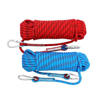 China 6mm-20mm Static Climbing Rope with 2000lbs Tensile Strength and 500kg Weight Capacity for Rescue and Rappelling for sale