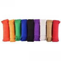 China Orange Nylon Tent Elastic Cord 2mm-10mm Diameter, 2000lbs Tensile Strength, 500kg Capacity for Outdoor Use for sale