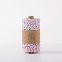 China GreatRibbon GR-00166 3mm Cotton Rope - 550 Pounds Strength, 100m Length for DIY Crafts and Macrame for sale