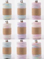 China GreatRibbon GR-00166 3mm Cotton Rope - 550 Pounds Strength, 100m Length for DIY Crafts and Macrame for sale