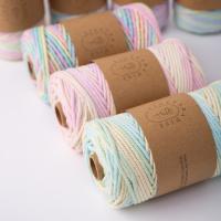 China GreatRibbon GR-00166 3mm Cotton Rope - 550 Pounds Strength, 100m Length for DIY Crafts and Macrame for sale