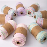 China GreatRibbon GR-00166 3mm Cotton Rope - 550 Pounds Strength, 100m Length for DIY Crafts and Macrame for sale