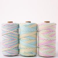 China GreatRibbon GR-00166 3mm Cotton Rope - 550 Pounds Strength, 100m Length for DIY Crafts and Macrame for sale