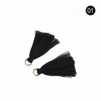 China 3cm Cotton Thread Tassels for Gift Packaging and Garment Decoration - Assorted Colors for sale