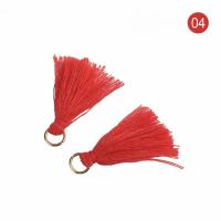 China 3cm Cotton Thread Tassels for Gift Packaging and Garment Decoration - Assorted Colors for sale