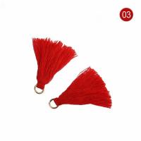 China 3cm Cotton Thread Tassels for Gift Packaging and Garment Decoration - Assorted Colors for sale