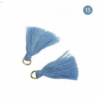 China 3cm Cotton Thread Tassels for Gift Packaging and Garment Decoration - Assorted Colors for sale