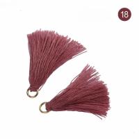 China 3cm Cotton Thread Tassels for Gift Packaging and Garment Decoration - Assorted Colors for sale