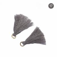China 3cm Cotton Thread Tassels for Gift Packaging and Garment Decoration - Assorted Colors for sale