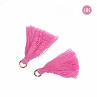 China 3cm Cotton Thread Tassels for Gift Packaging and Garment Decoration - Assorted Colors for sale
