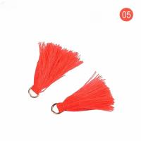 China 3cm Cotton Thread Tassels for Gift Packaging and Garment Decoration - Assorted Colors for sale