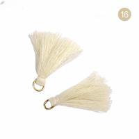 China 3cm Cotton Thread Tassels for Gift Packaging and Garment Decoration - Assorted Colors for sale