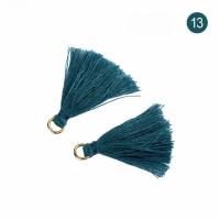 China 3cm Cotton Thread Tassels for Gift Packaging and Garment Decoration - Assorted Colors for sale