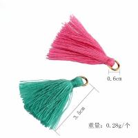 China 3cm Cotton Thread Tassels for Gift Packaging and Garment Decoration - Assorted Colors for sale