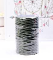 China 2mm Iron Wired Paper Rope - 100m Eco-Friendly Biodegradable Craft Cord for Gift Wrapping and DIY Projects for sale