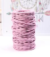 China 2mm Iron Wired Paper Rope - 100m Eco-Friendly Biodegradable Craft Cord for Gift Wrapping and DIY Projects for sale