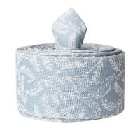 China 63mm x 30 Yard Thanksgiving Day Printed Burlap Ribbon - Customizable Cotton Craft Ribbon for Gift Packaging for sale